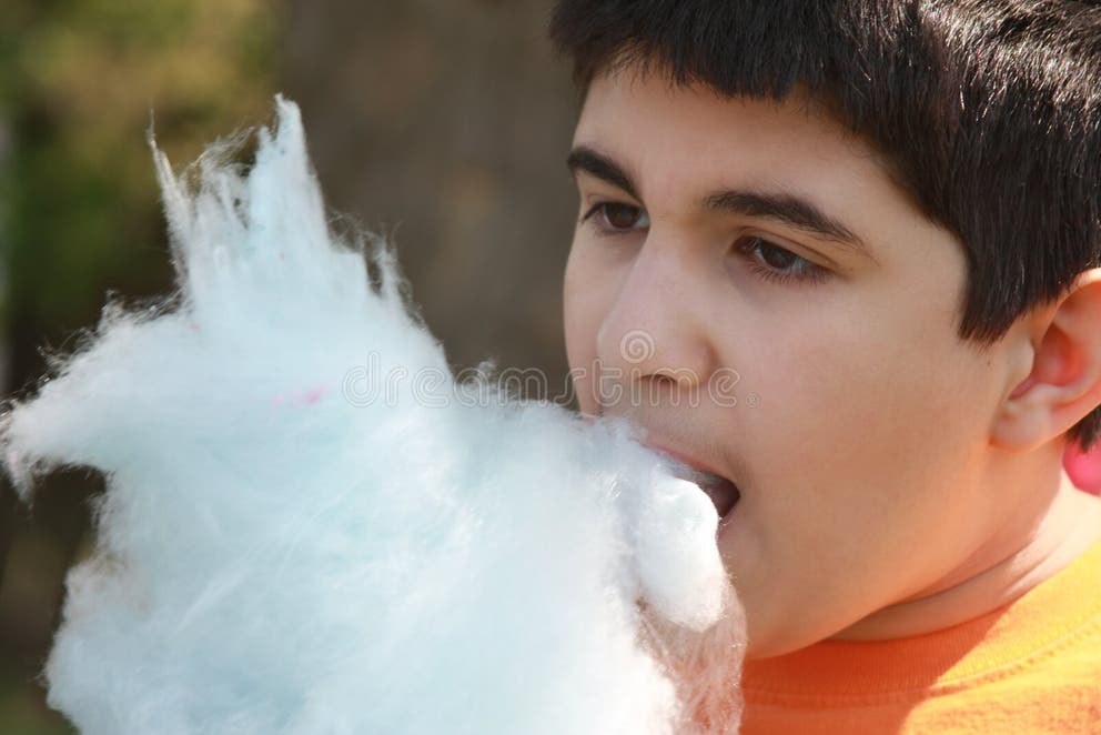 Chomp! stock photo. Image of mouthful, blue, bite, orange - 14102214