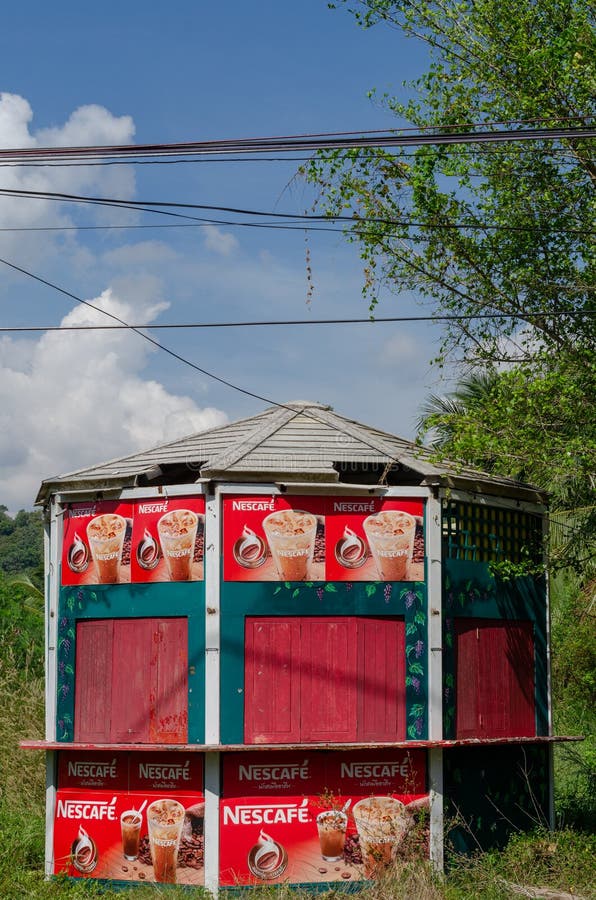 Chon Buri, Thailand - November 30, 2018: a Small Kiosk or Structure ...
