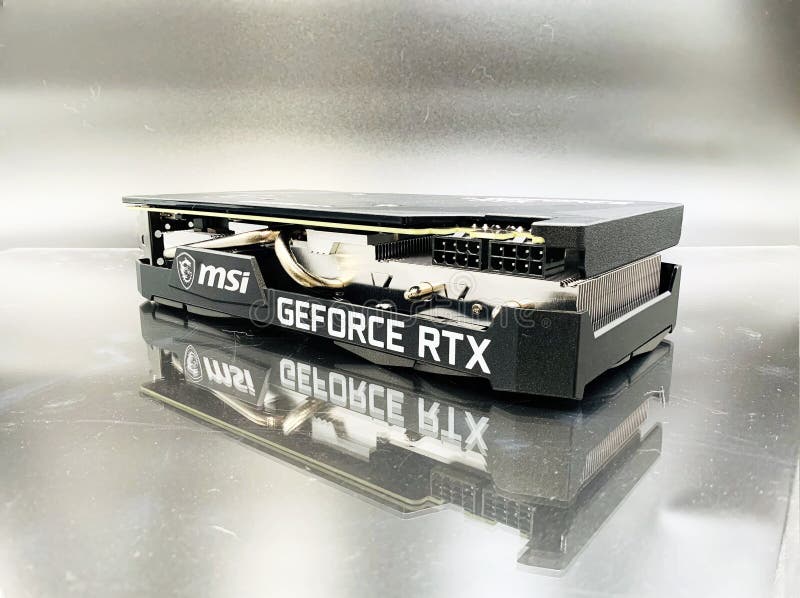 Chonburi Thailand - January 19 2021: Geforce RTX 3060 Graphics Card the ...