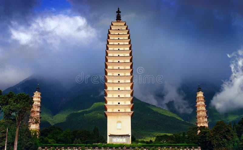 Chong-san Temple Three Towers Stock Image - Image of buddhism ...