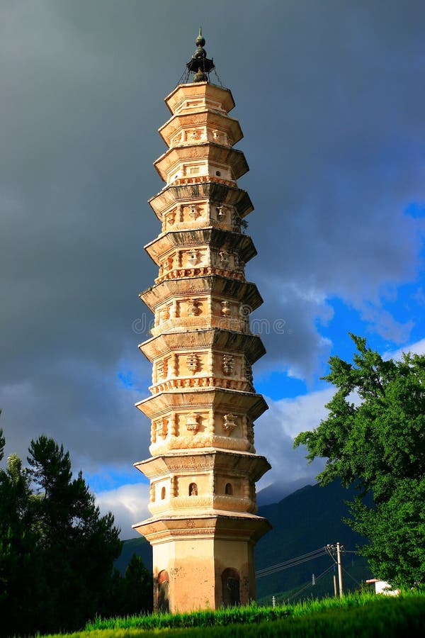 The chong san- tower stock photo. Image of china, saint - 13539034