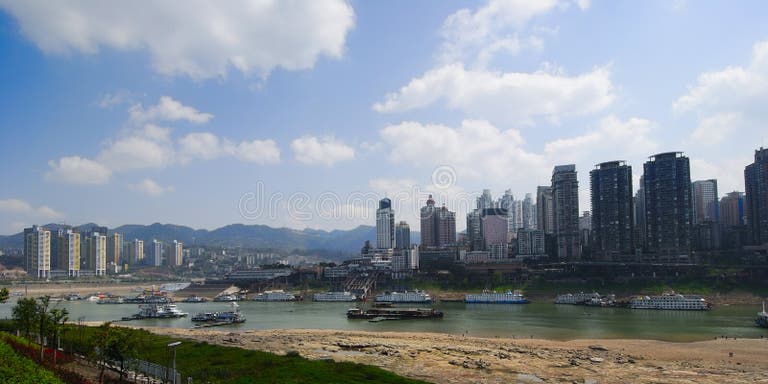 Chongqing port 4 stock photo. Image of chongqing, landmark - 13554364