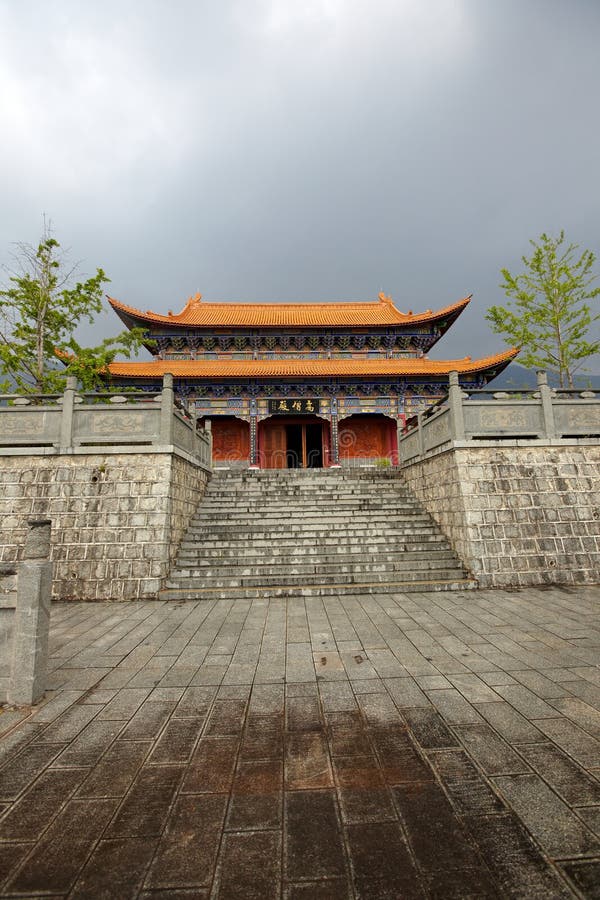 The chongsheng temple stock photo. Image of roof, temple - 20362898