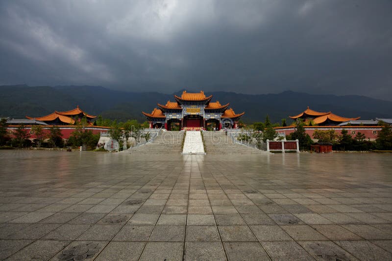 The chongsheng temple stock image. Image of mountain - 20363165