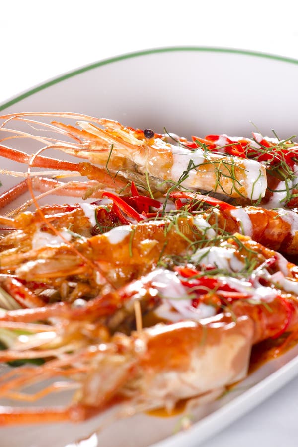 Choo Chee Pla Curry-Fried Fish Thai Cuisine. Stock Image - Image of ...