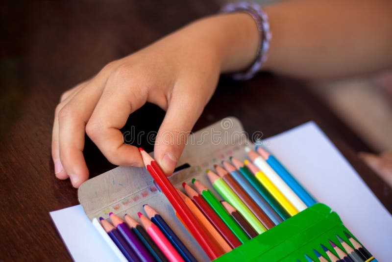 Choose a color stock image. Image of space, hand, concepts - 29607257