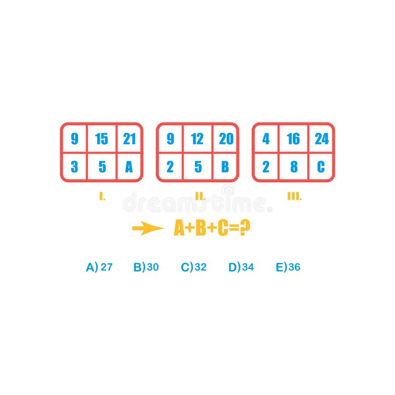 Choose Correct Answer. IQ Test. Logical Task, Educational Game for ...