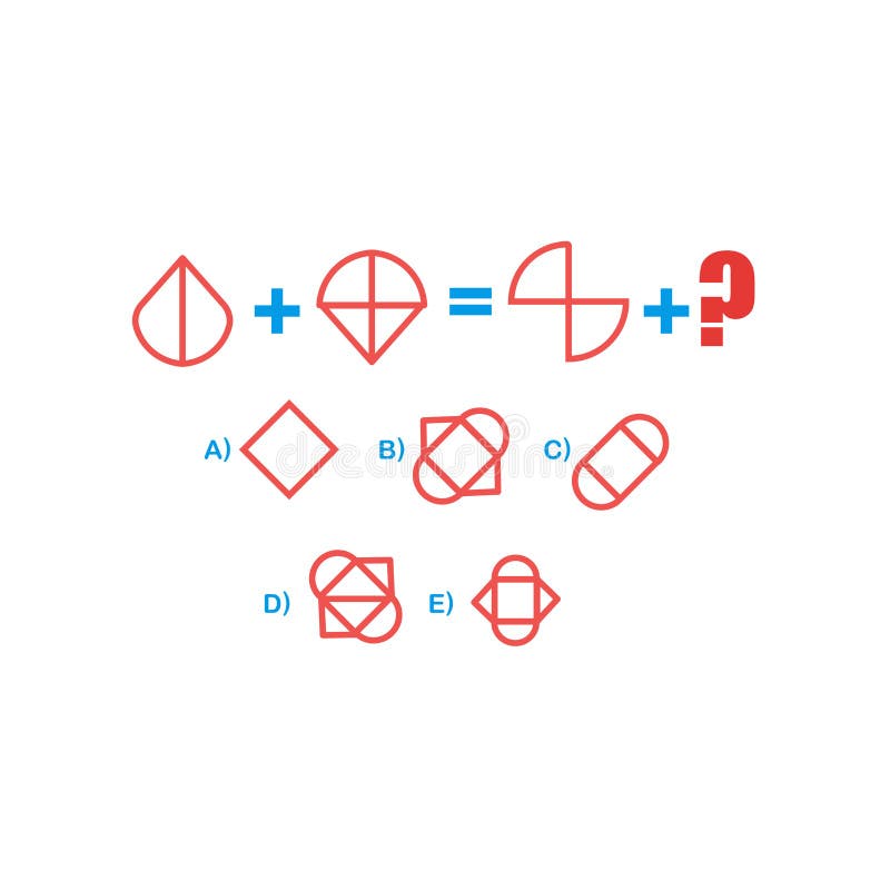 Choose Correct Answer. IQ Test. Logical Task, Educational Game for ...