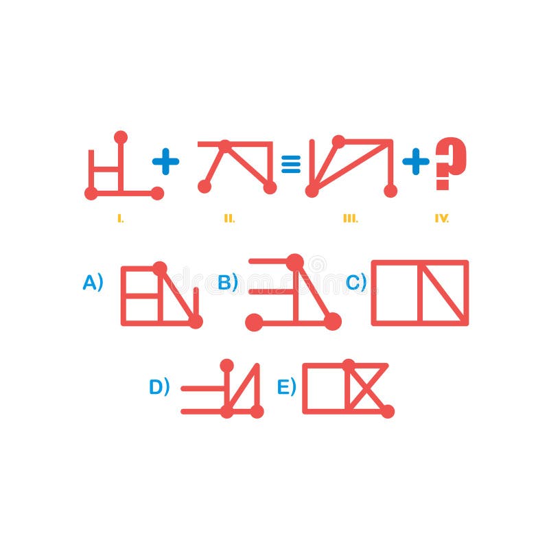 Choose Correct Answer. IQ Test. Logical Task, Educational Game for ...