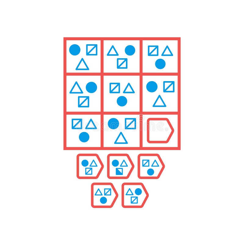 Choose Correct Answer. IQ Test. Logical Task, Educational Game for ...