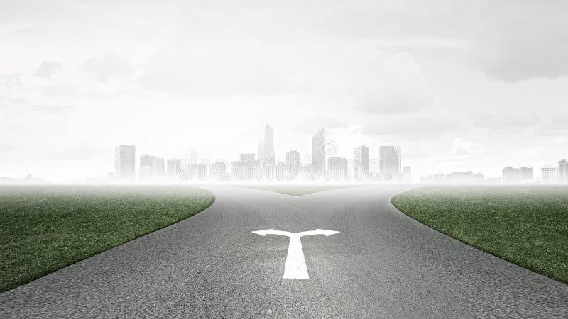 Choose correct way stock image. Image of search, select - 57696791