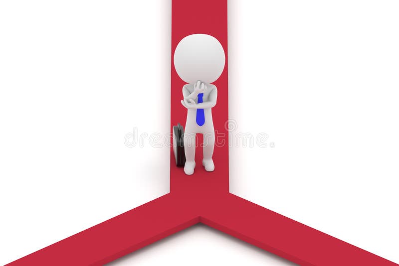 Choose either way stock illustration. Illustration of choose - 127397055