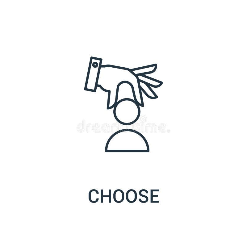 Choose Icon Vector from Ads Collection. Thin Line Choose Outline Icon ... Choose Icon Vector from Ads Collection. Thin Line Choose Outline Icon ...