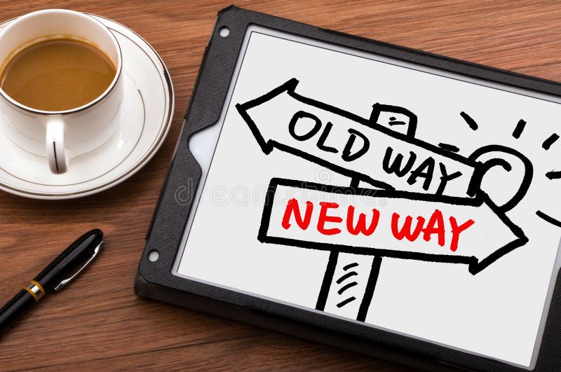 Choose new way concept stock photo. Image of concept - 52289624