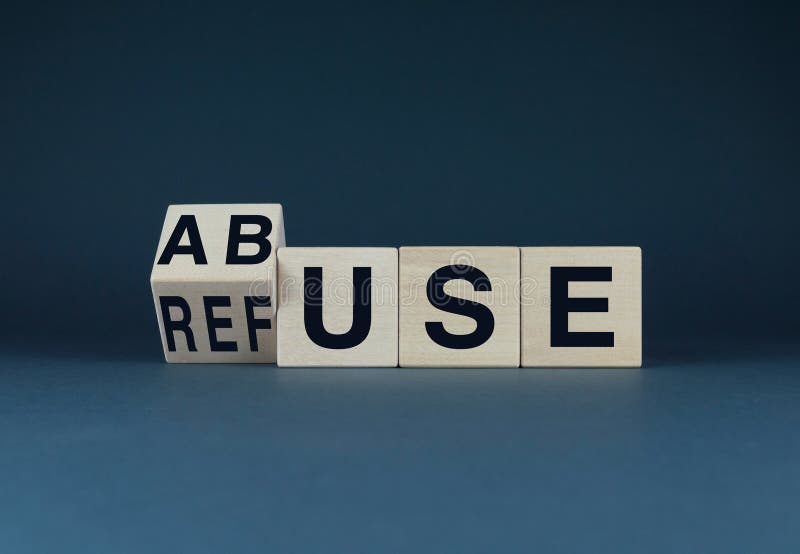 Choose Respect - Refuse Abuse Concept Stock Photo - Image of motivation ...