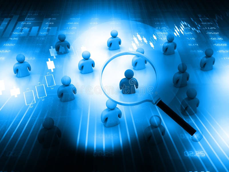 The Right Person for the Job Stock Illustration - Illustration of ...