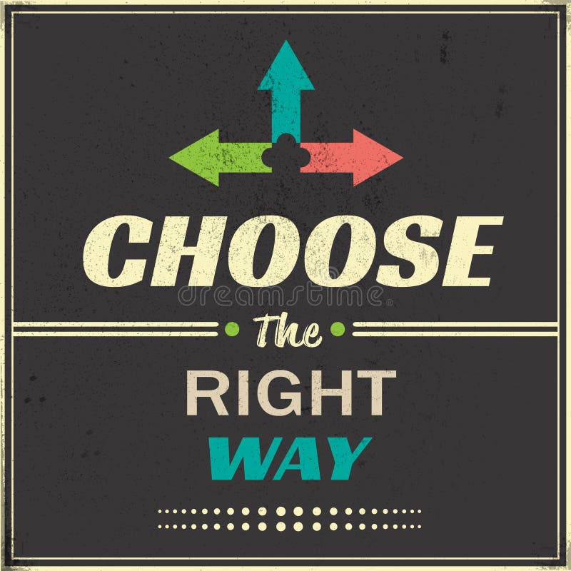 Choose your way stock illustration. Illustration of idea - 12702974 Choose your way stock illustration. Illustration of idea - 12702974