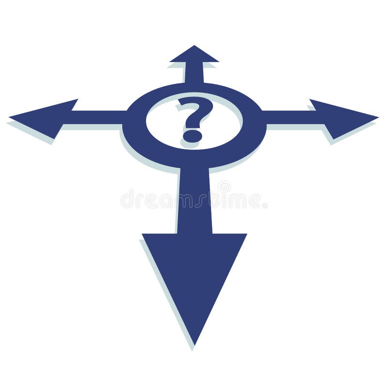 Choose Ways To Solve the Question Stock Vector - Illustration of ...