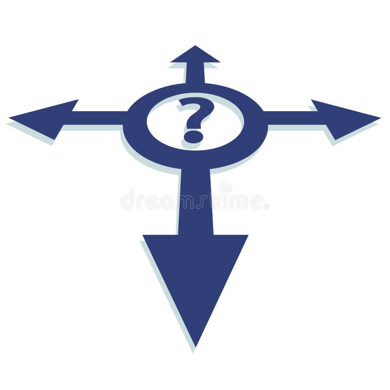 Choose Ways To Solve the Question Stock Vector - Illustration of ...