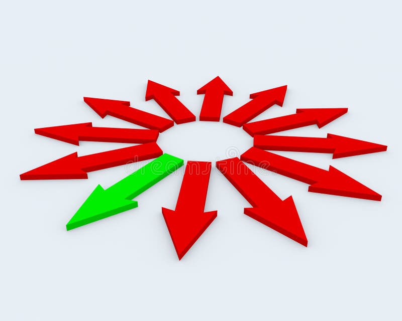 Choose your direction stock illustration. Illustration of choosing ...