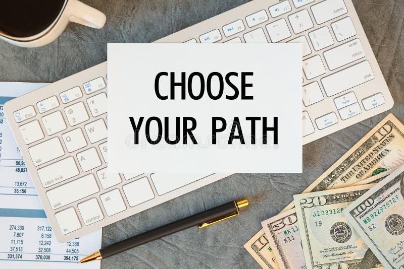 Why Choose Us is Written in a Document on the Office Desk Stock Photo ...