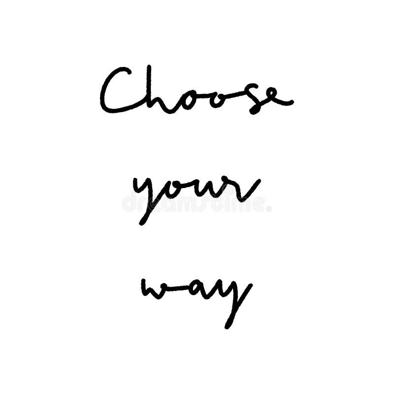 Choose Your Way Stock Illustrations – 655 Choose Your Way Stock ...