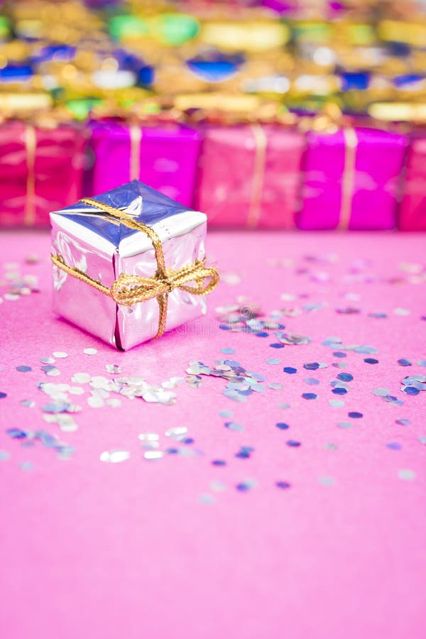 Choosing Christmas gifts stock photo. Image of light - 27909842