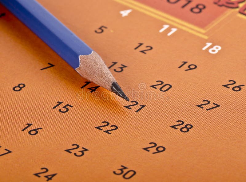 Choosing a date stock photo. Image of lead, marked, date - 117467776