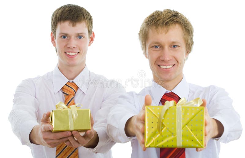 Choosing gifts stock image. Image of birthday, advent - 7465147