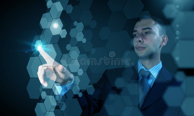 Choosing icon stock image. Image of technology, hand - 57100233