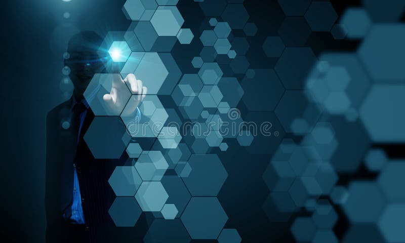 Choosing icon stock image. Image of technology, hand - 57100233