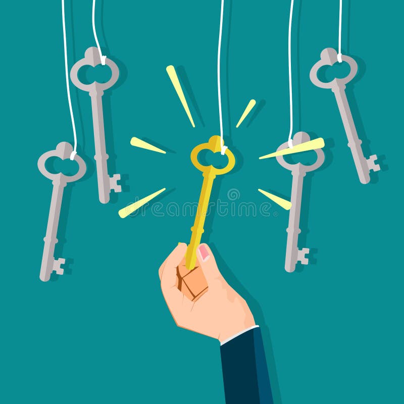 Choosing Hand Hanging Key Stock Illustrations – 6 Choosing Hand Hanging ...