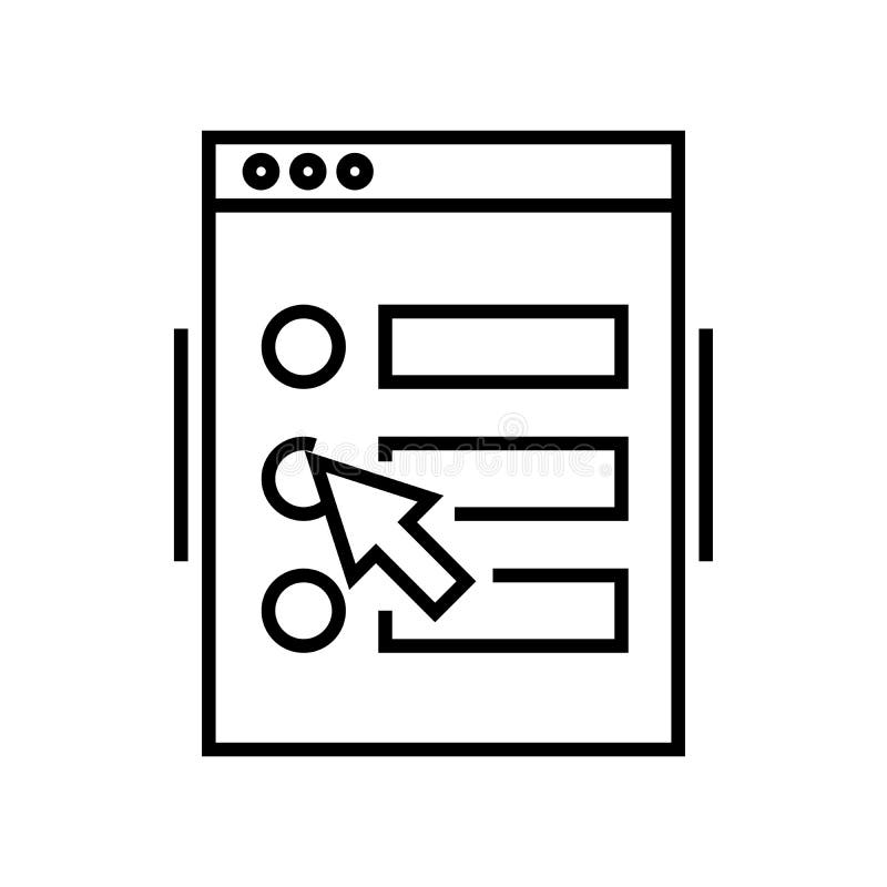 Choosing Options Black Icon, Concept Illustration, Vector Flat Symbol ... Choosing Options Black Icon, Concept Illustration, Vector Flat Symbol ...