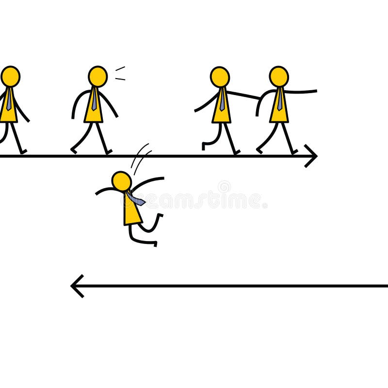 Choosing path stock vector. Illustration of method, direction - 46703722