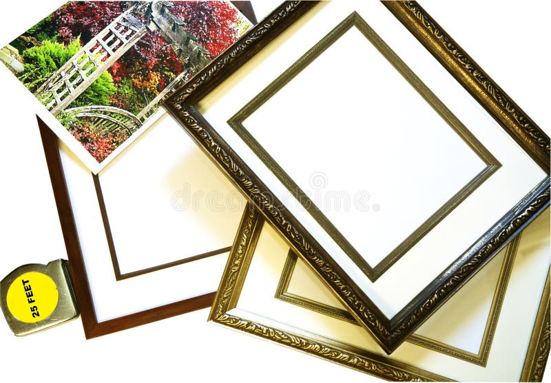 Designing frame project stock image. Image of wood, design - 9315553