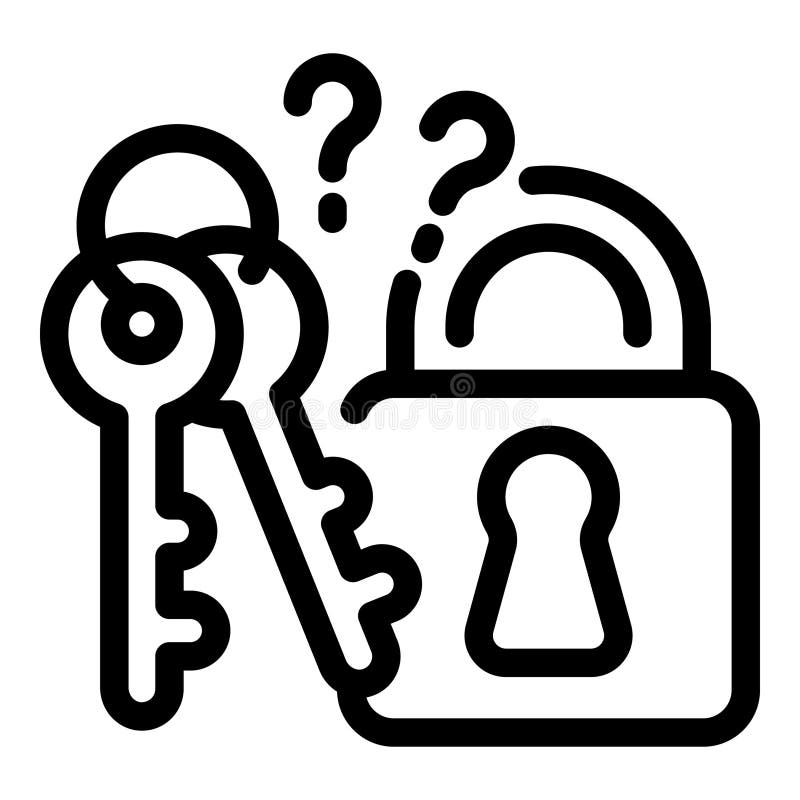 Choosing Right Key for Lock Access Permission Providing Security Stock ...