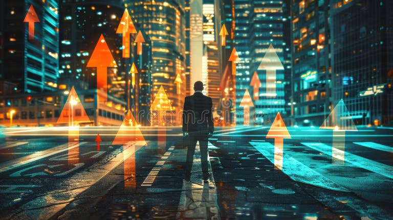 Choosing the Right Path in Life, Making Important Decisions, Future Direction. Stock Image ...