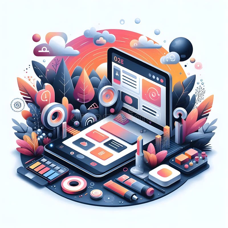 BEST PLATFORMS for STARTING an ONLINE BUSINESS Stock Illustration ...