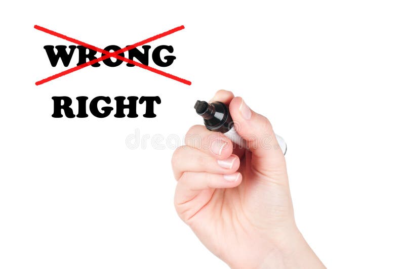 Wrong or Right Ethical Question Stock Image - Image of ethics, wrong ... Wrong or Right Ethical Question Stock Image - Image of ethics, wrong ...