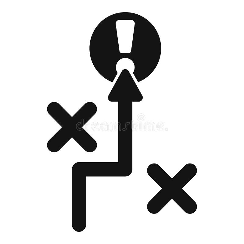 Choosing Right Way Concept Icon Showing the Right Choice Stock ...