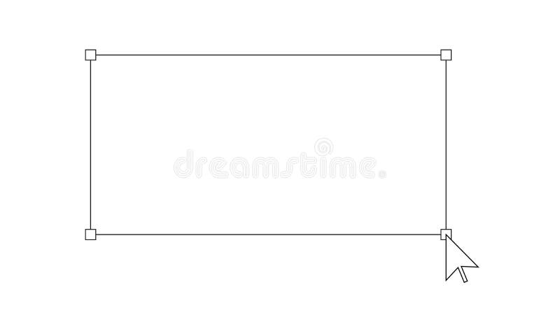 Frame Cursor. Arrow Pointer, Mouse Cursor. Banner Design. Computer Mouse. Vector Illustration ...