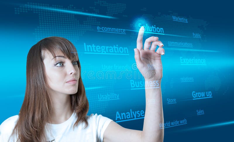 Choosing solution stock image. Image of commerce, business - 18227859