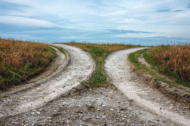 Choosing between Two Paths, Leading To Different Outcomes and ...