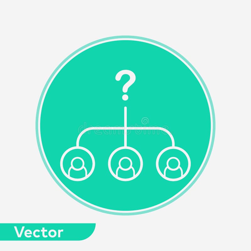 Choosing Filled and Outline Vector Icon Sign Symbol Stock Vector ...