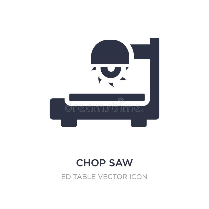 Wood Chop Icon on White Background. Simple Element Illustration from ...