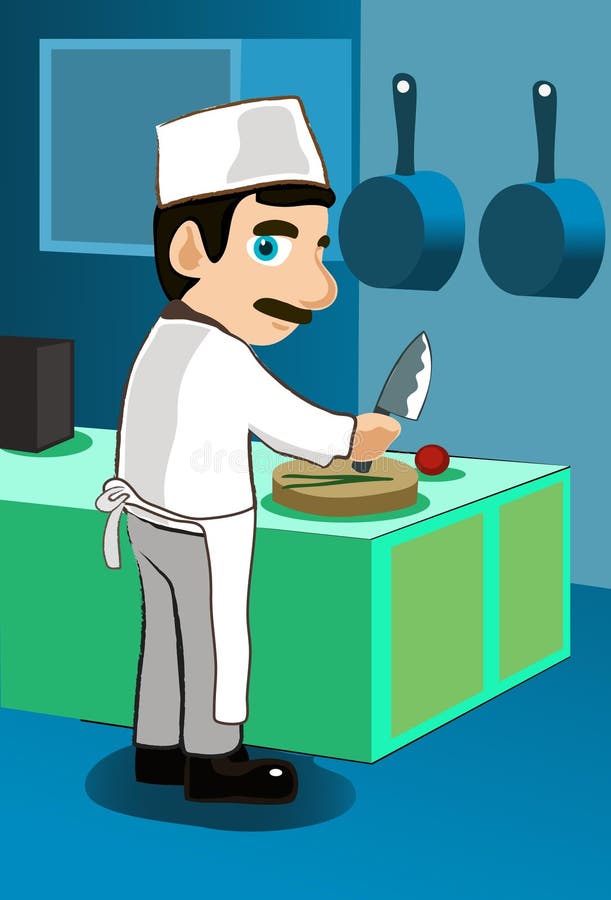 Chop Vegetables. Silhouette Icon of Cut Carrot by Kitchen Knife. Black ...