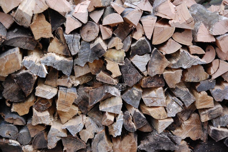 Choped firewood stock image. Image of destruction, brown - 23416979