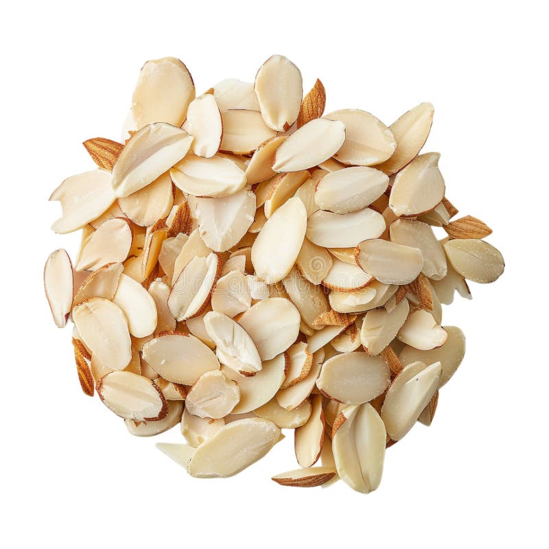 Chopped Almonds Pieces on Transparent Background - Ai Generated Stock ...