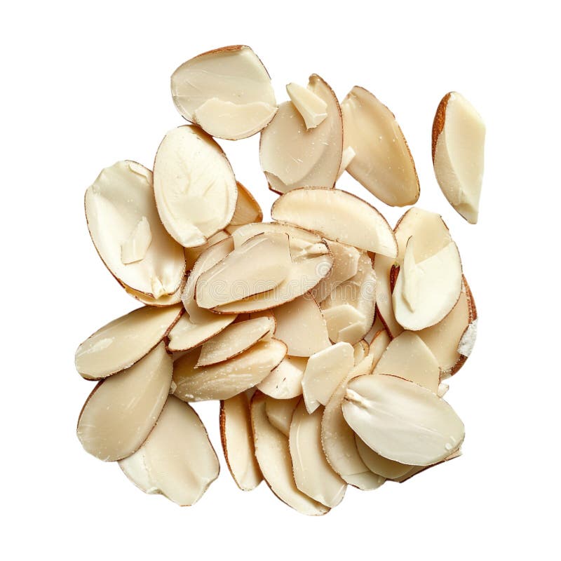 Chopped Almonds Pieces on Transparent Background - Ai Generated Stock ...
