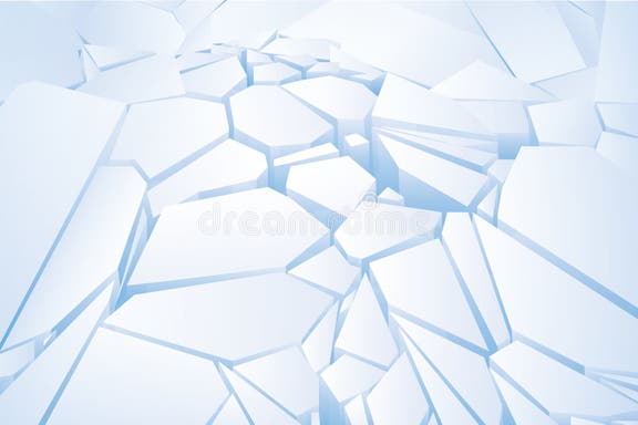 Chopped blue ice. stock vector. Illustration of cracked - 35914992